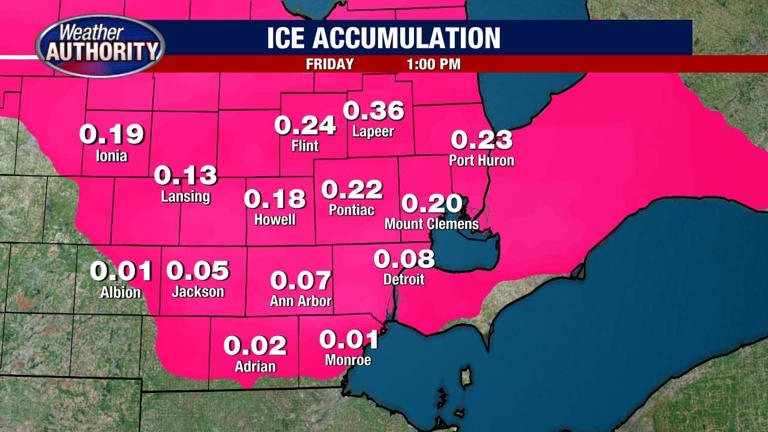 Winter weather advisory issued for Southeast Michigan on Friday due to ...