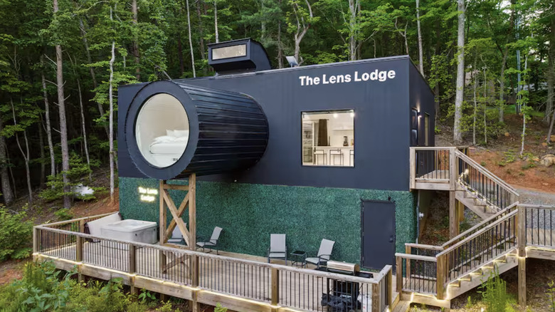 Secluded in Georgia's Blue Ridge Mountains is a camera-shaped rental ...
