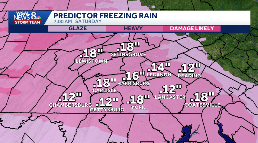 Hour-by-hour: Winter storm projections, accumulation maps
