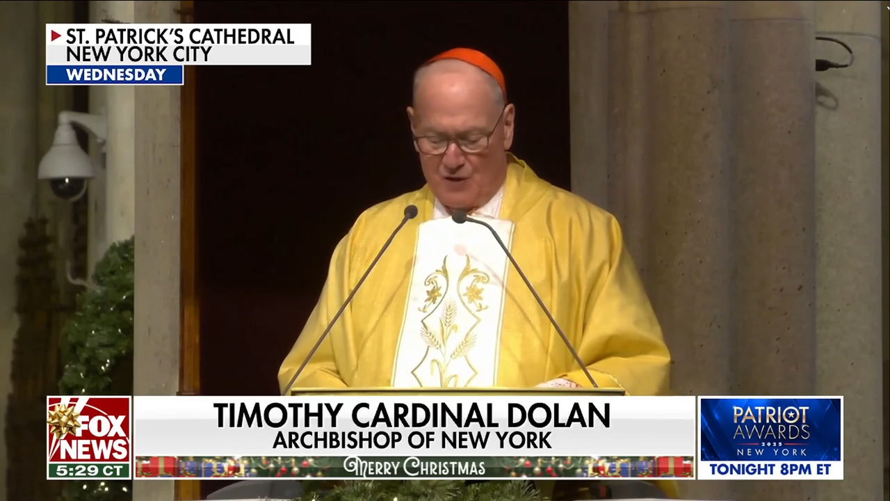Cardinal Dolan shares last Christmas mass in New York City