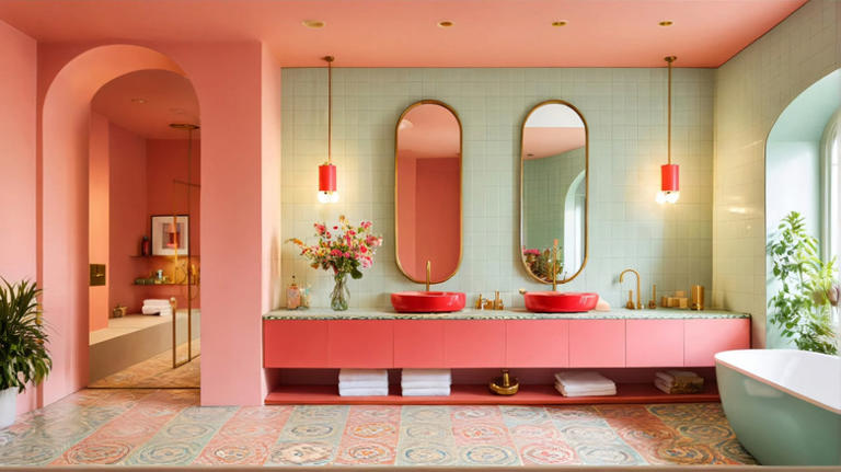 The non-traditional bathroom mirror shape that'll be trending in 2026