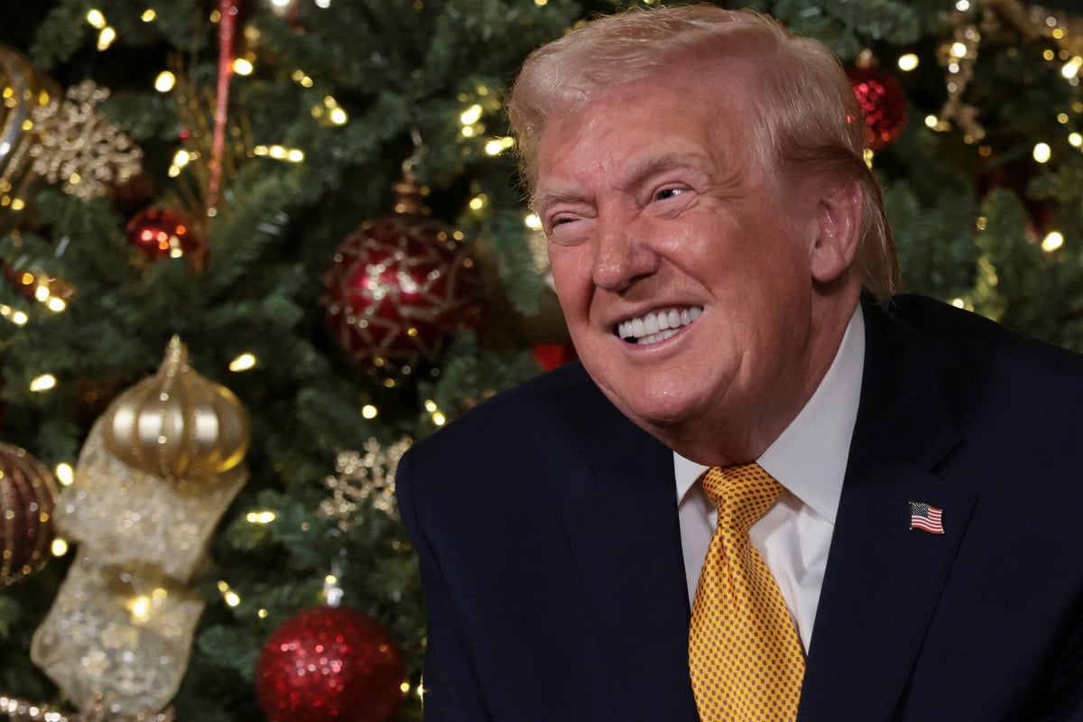 Trump rages at "radical left scum" in Christmas message denying rising ...