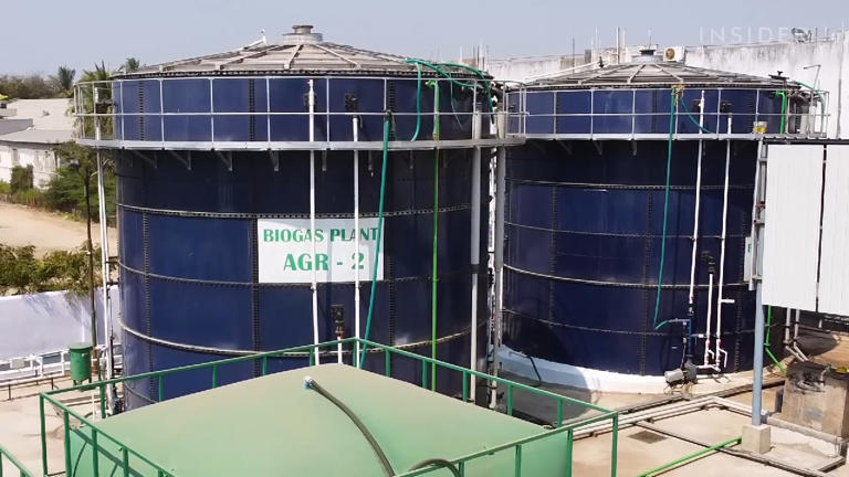 Zgniłe warzywa napędzają całe osiedle. Zobacz, jak powstaje biogaz ...