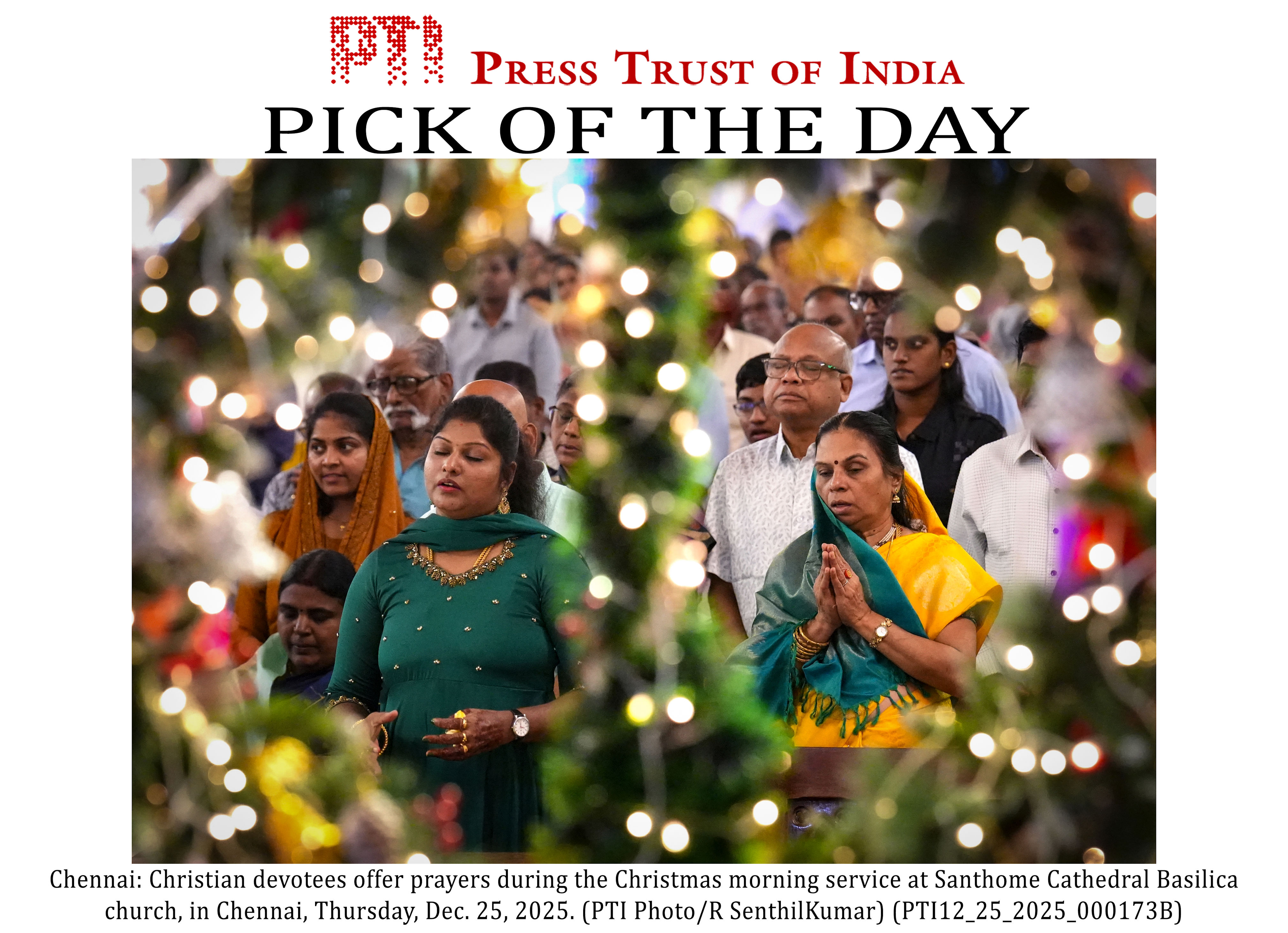 Churches decked in lights, midnight masses mark Christmas celebrations ...