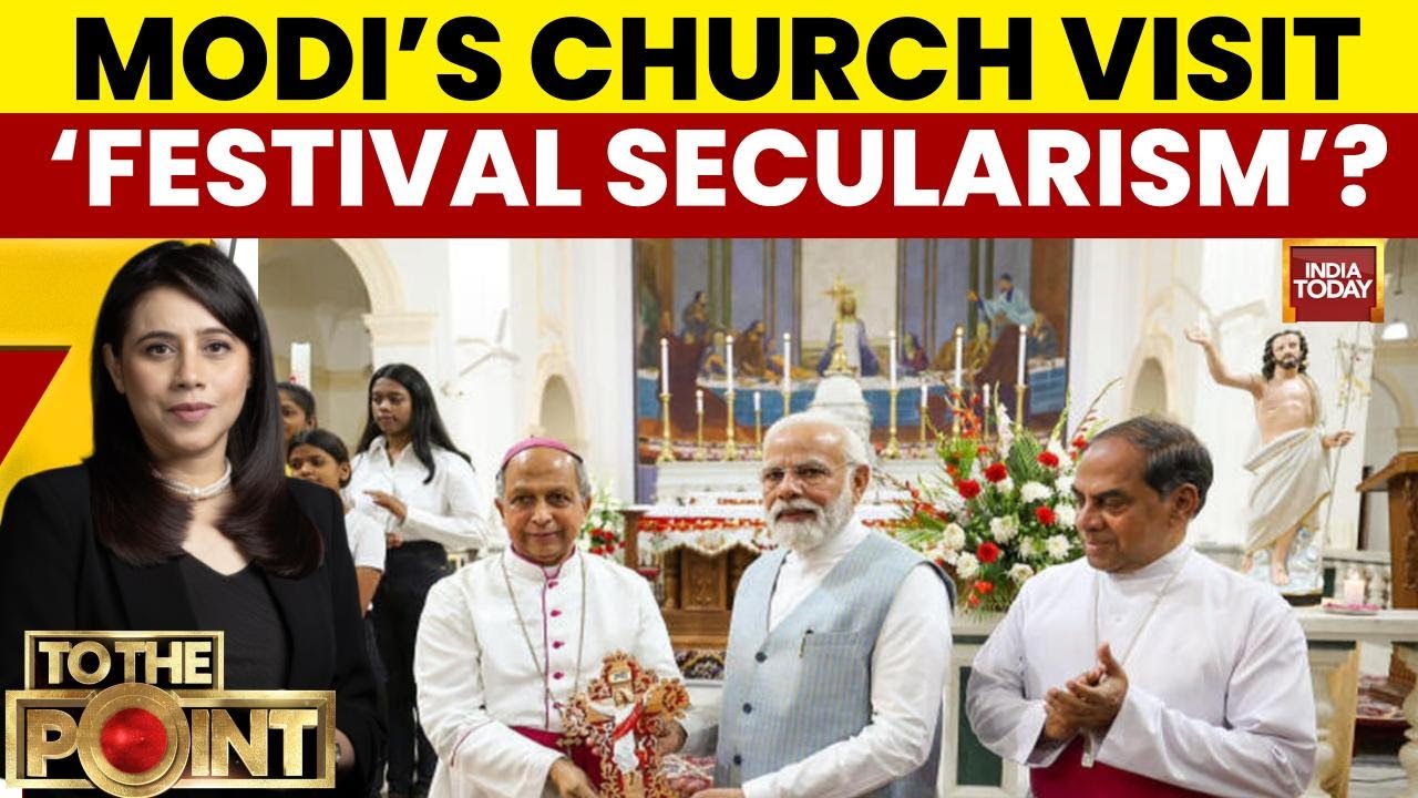 PM Modi's Christmas church visit: Congress leader Matthew Anthony calls ...