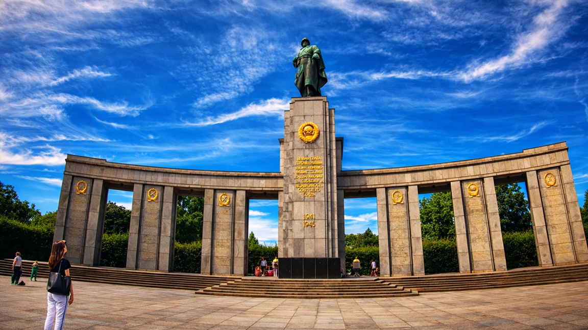 The Soviet War Memorial in Tiergarten