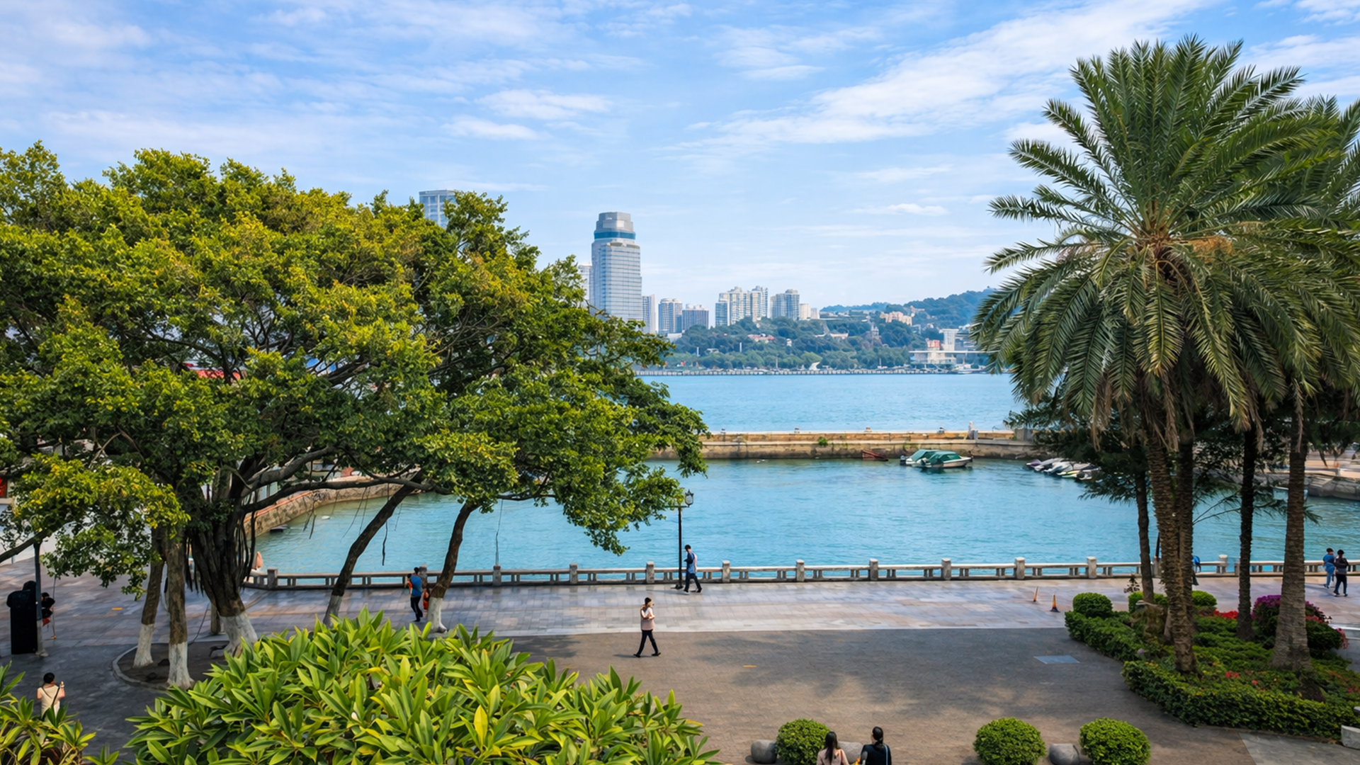 L’île Gulangyu à Xiamen et sa vue imprenable
