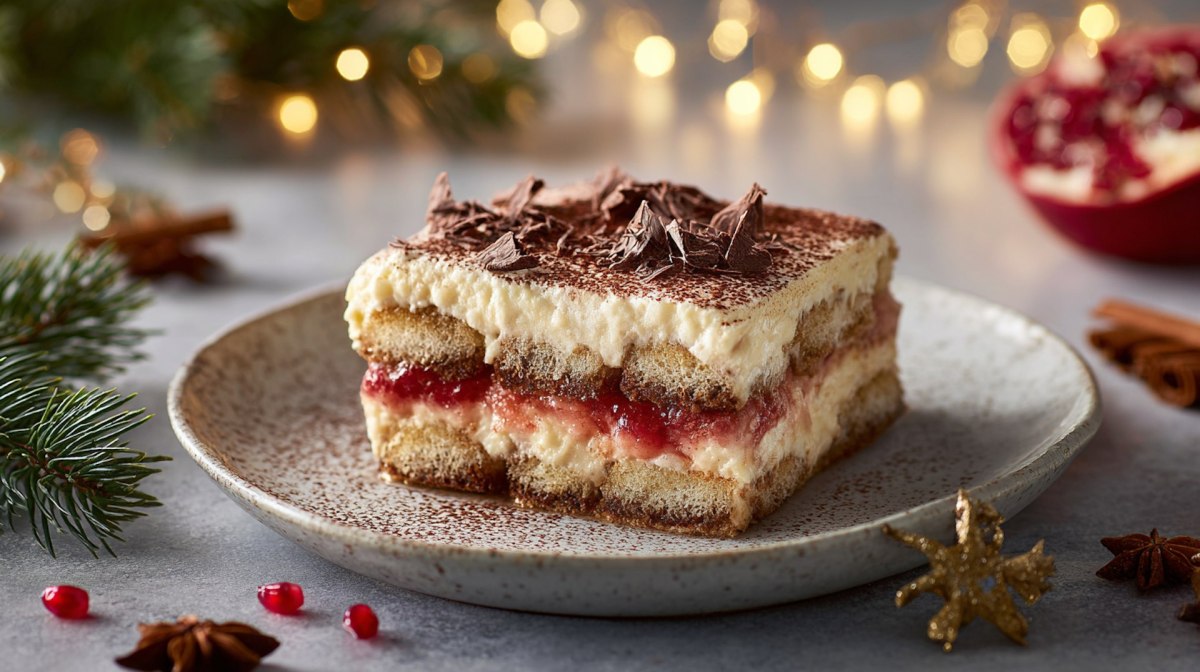 Tiramisu with a festive twist