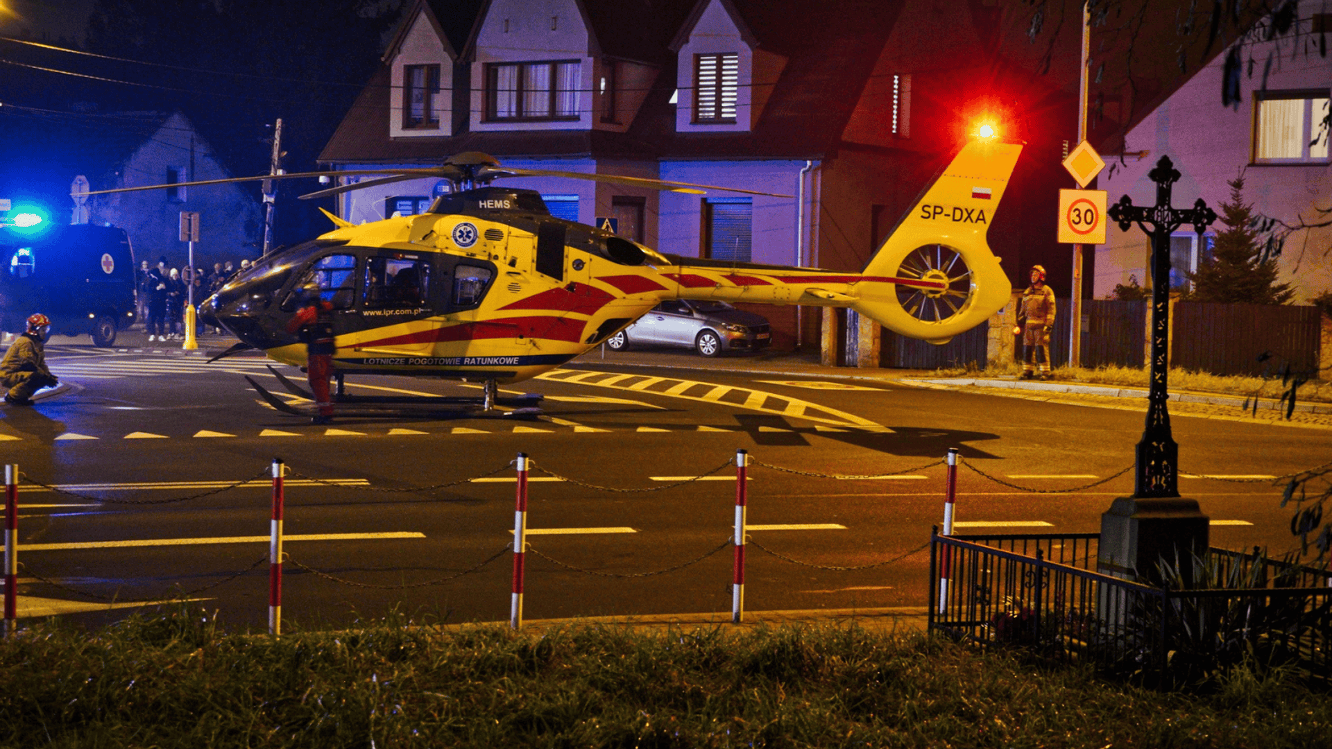 LPR w akcji ratunkowej w Pruszkowie. Malutkie dziecko poważnie poparzone