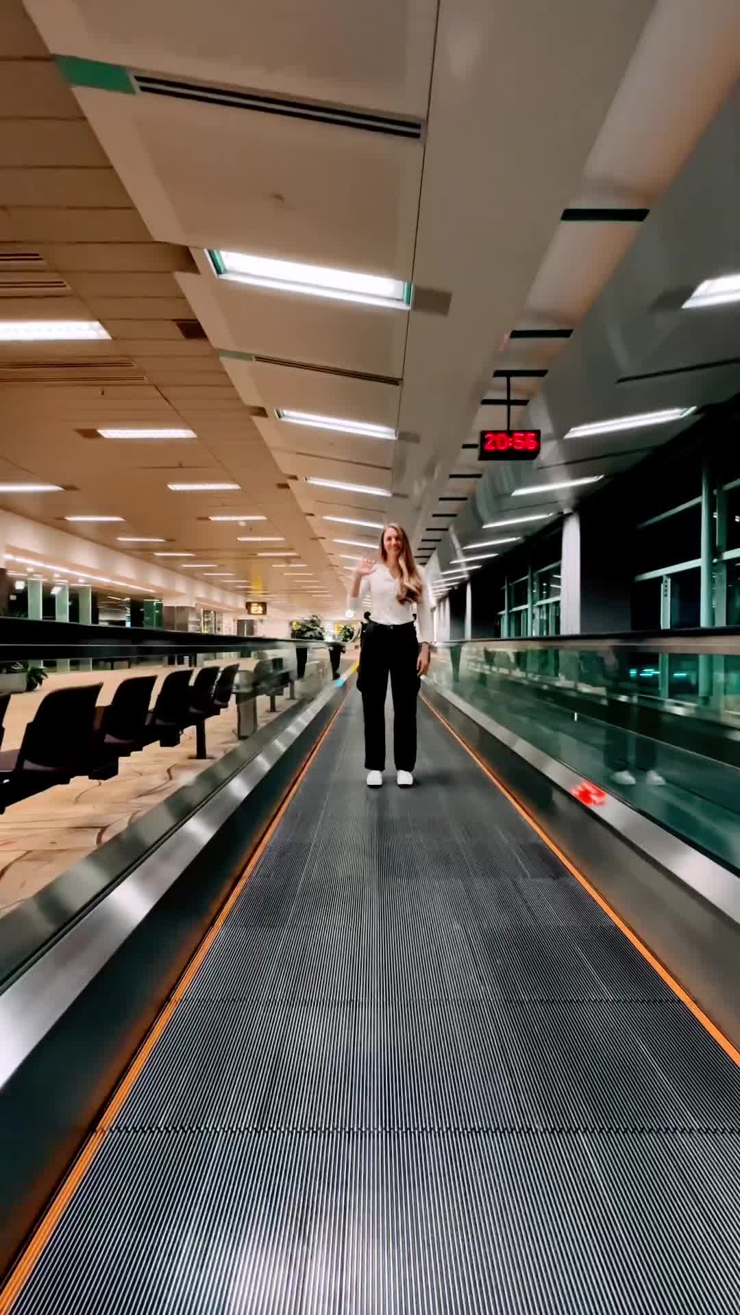 All alone in Singapore’s Changi Airport! #shorts