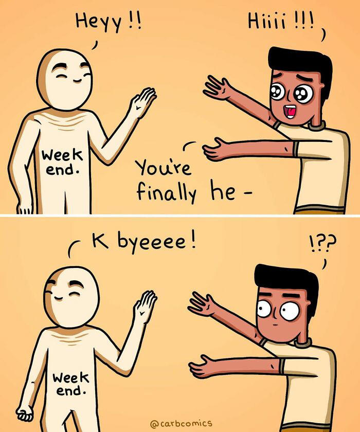 21 Funny Comics About Everyday Situations And Silly Puns By Carbcomics