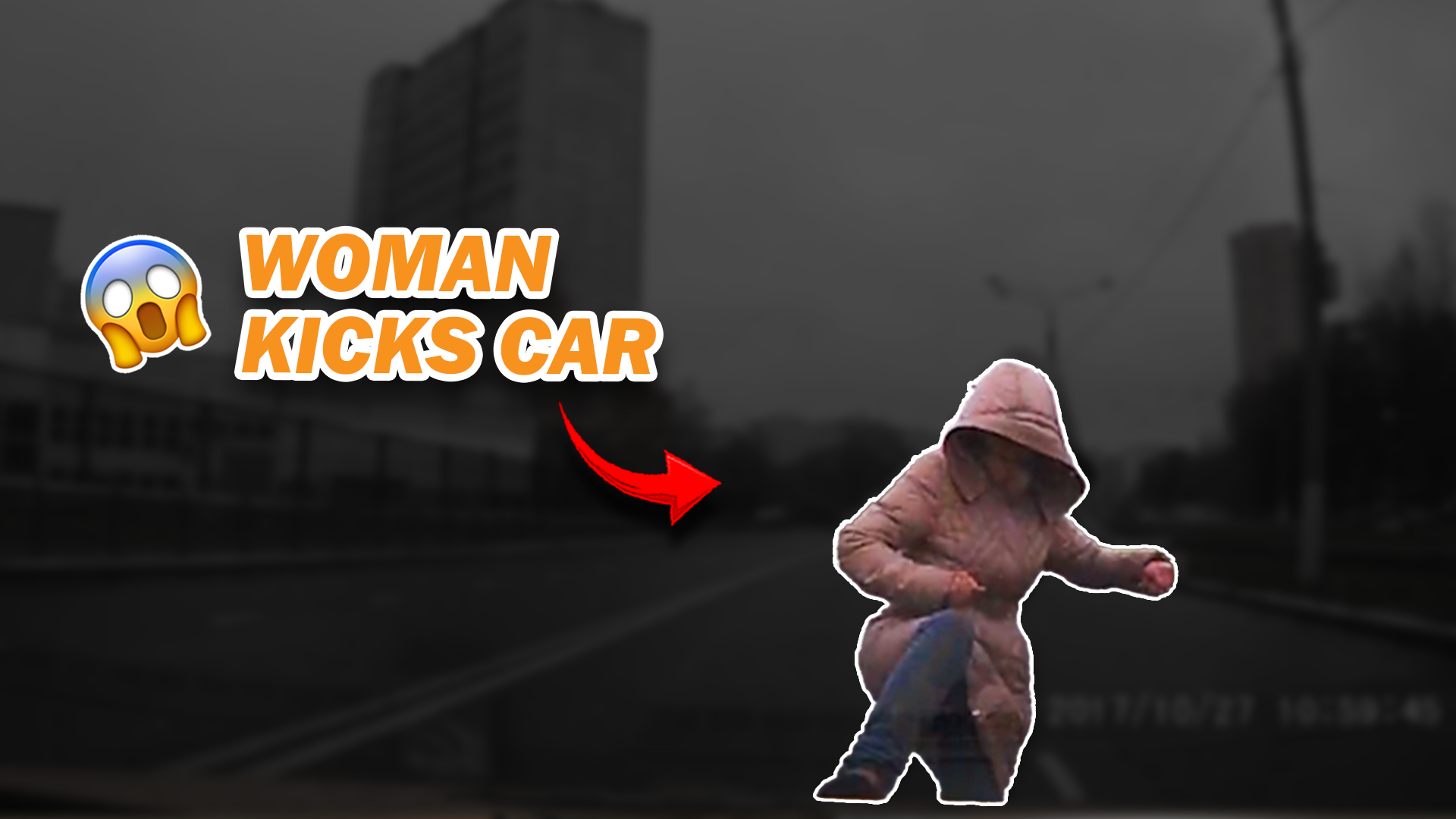 An unexpected incident on the road