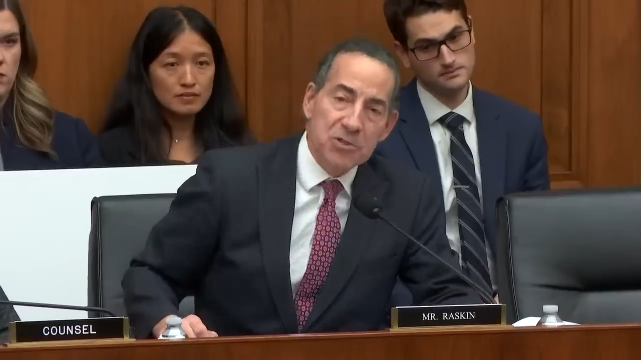 'Who's responsible for all that?': Jamie Raskin derails GOP hearing on ...