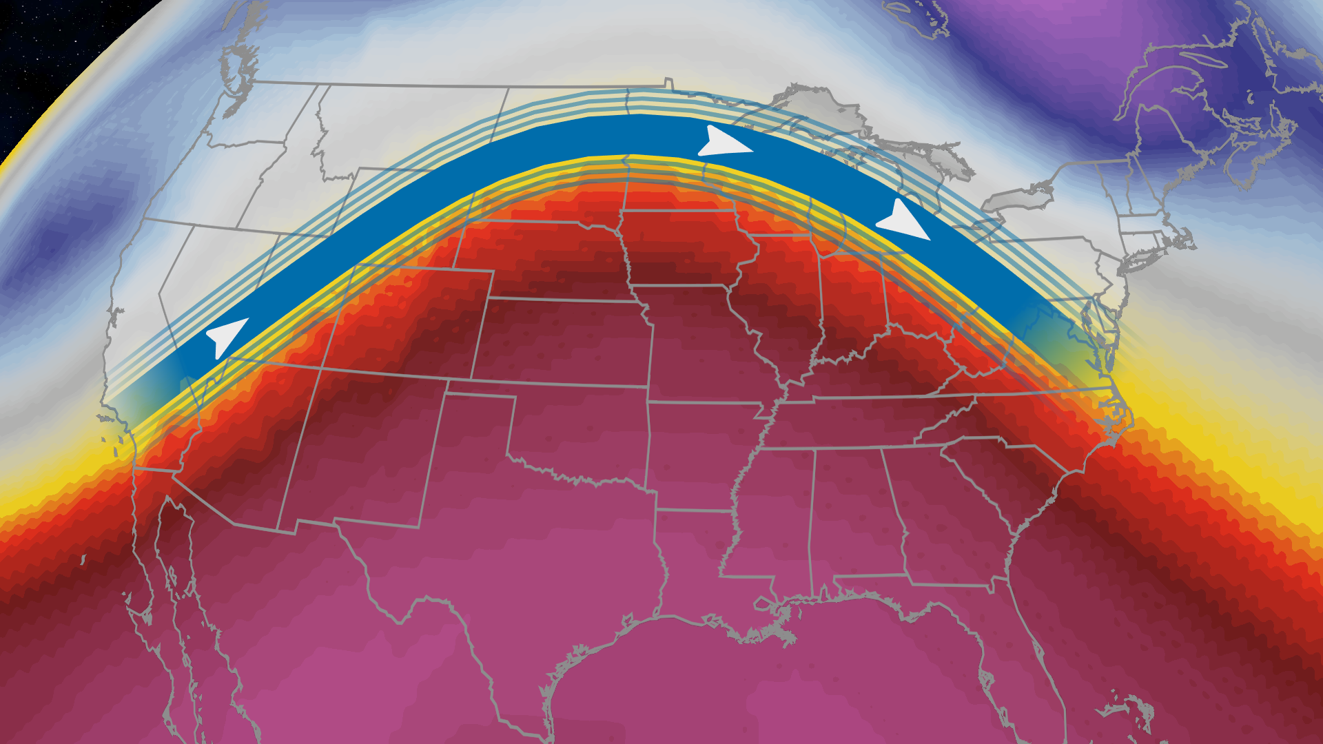 Strong upper-level ridge driving record-breaking warmth