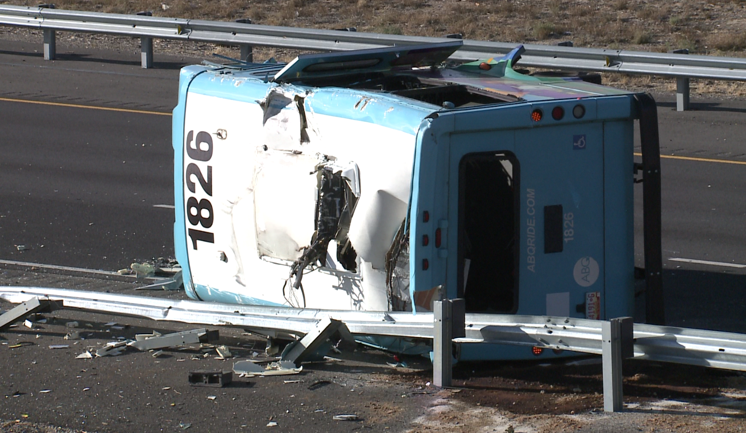 Man is charged with intentionally crashing a city-owned Sun Van