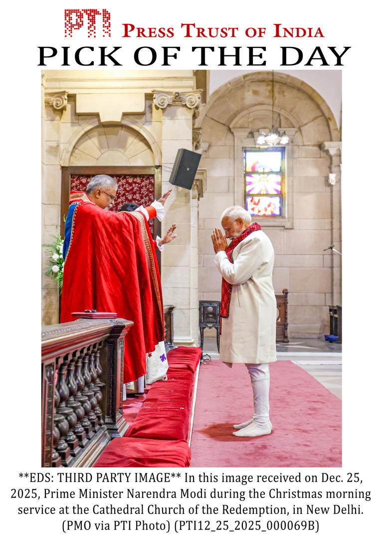 Churches decked in lights, midnight masses mark Christmas celebrations ...