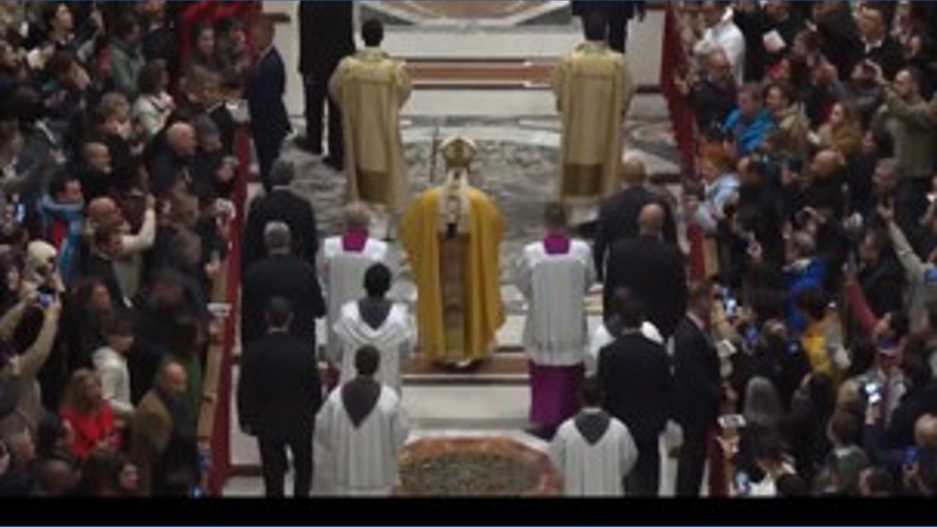 Pope Leo XIV's first midnight mass since becoming pope