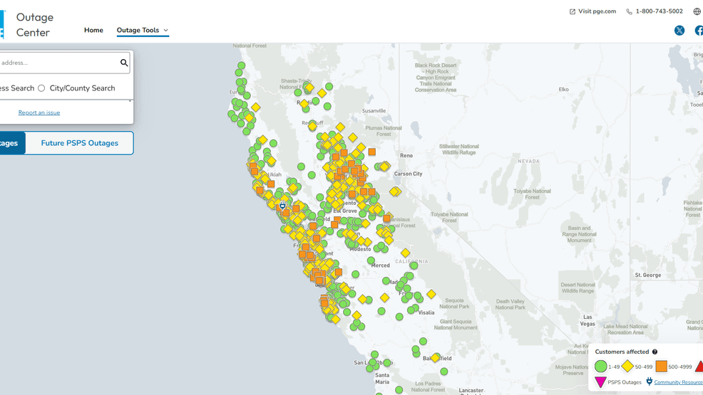 Power outage leaves over 350 PG&E customers in West Redding without ...