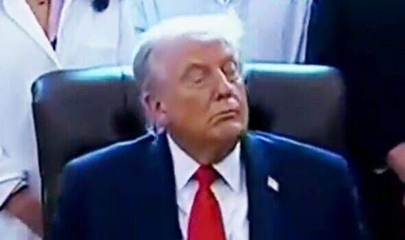 Fox News viewers react as Trump appears drowsy during cannabis policy event