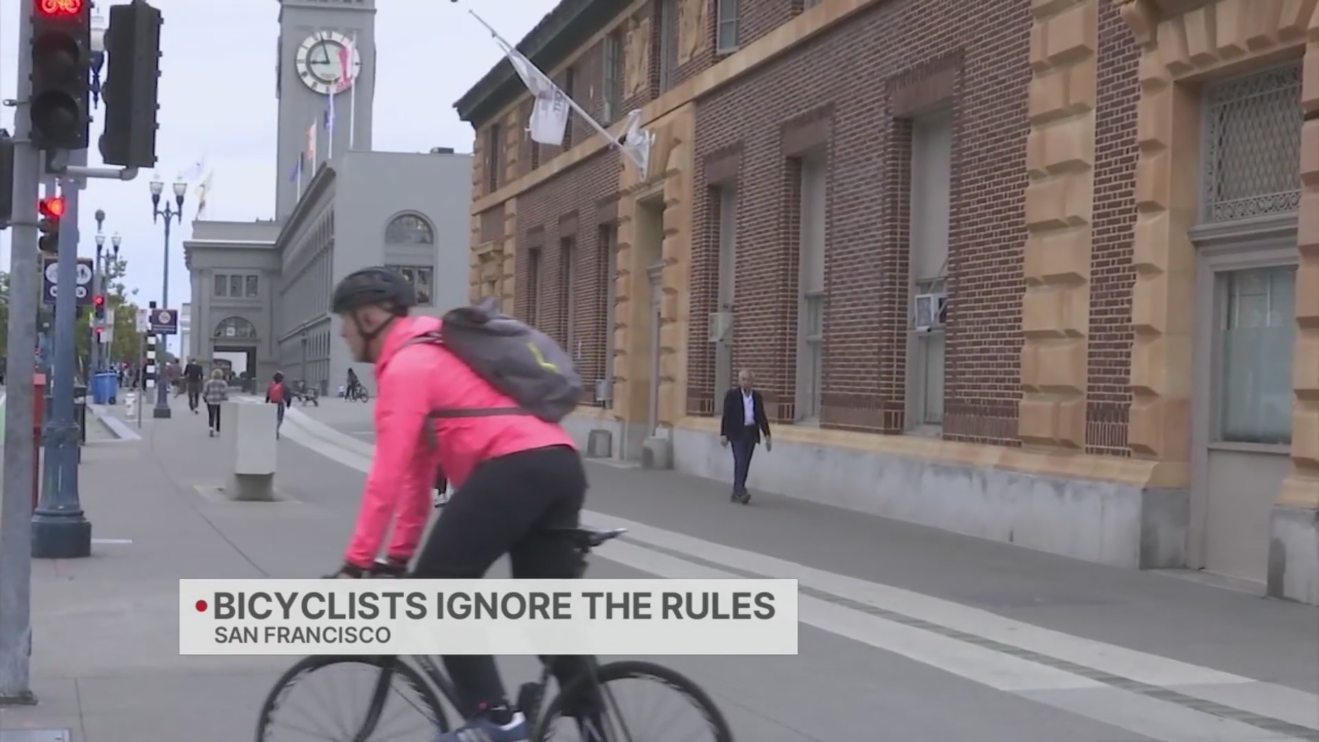People behaving badly: Bicyclists ignore the rules at SF Embarcadero