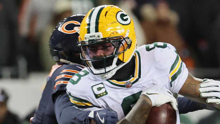Packers RB Josh Jacobs explains (sort of) why his day ended after fumble