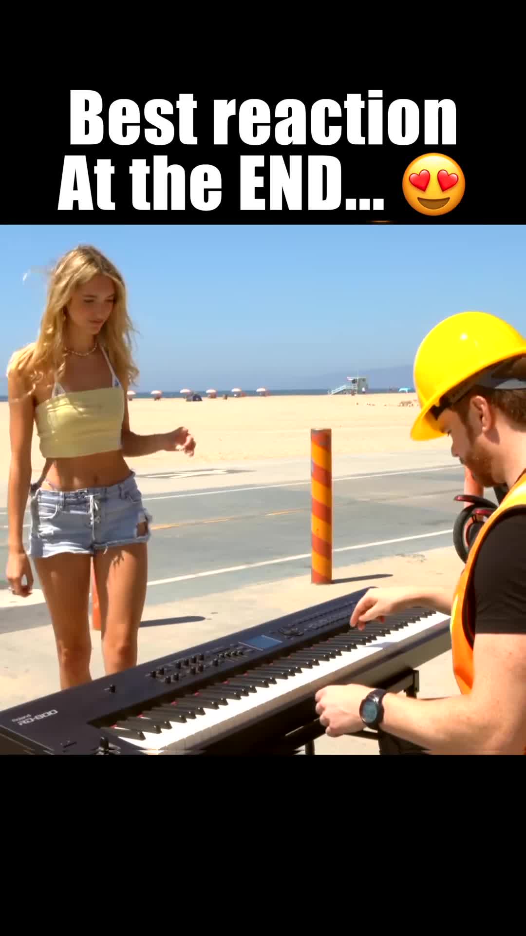 She didn't see that coming...