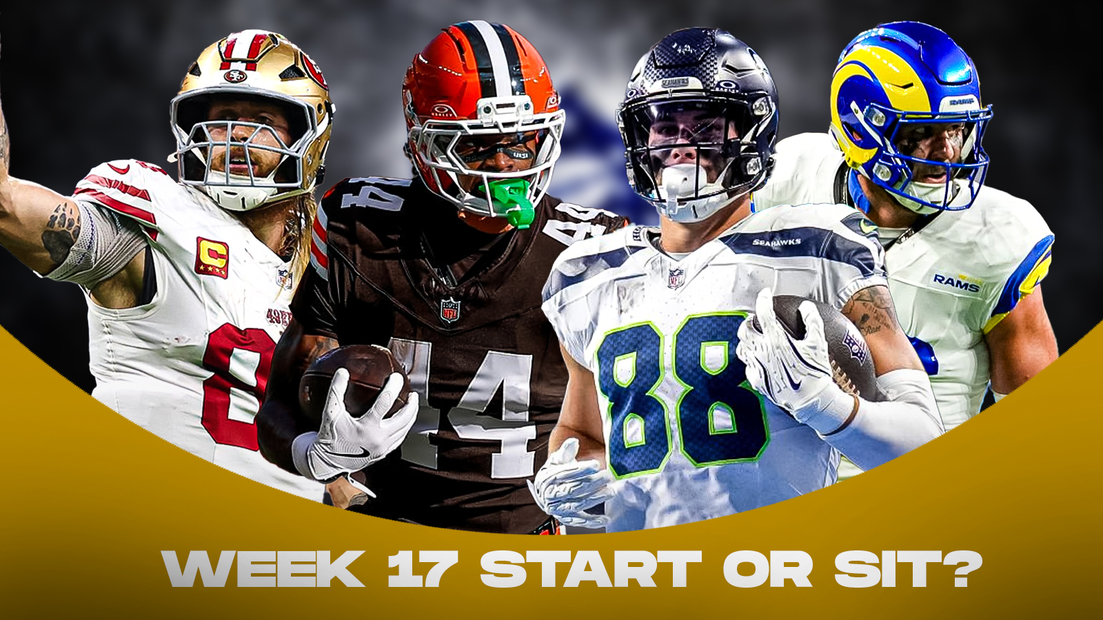 NFL fantasy football week 17 2025 start 'em sit 'em: tight end