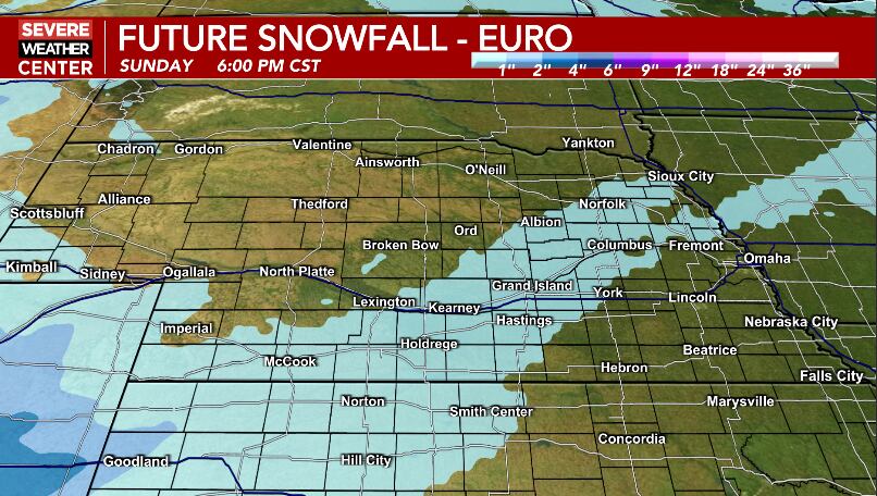 Warm Christmas gives way to weekend winter chill and a chance of snow ...