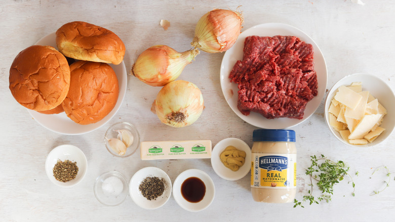 Decadent French onion burger recipe