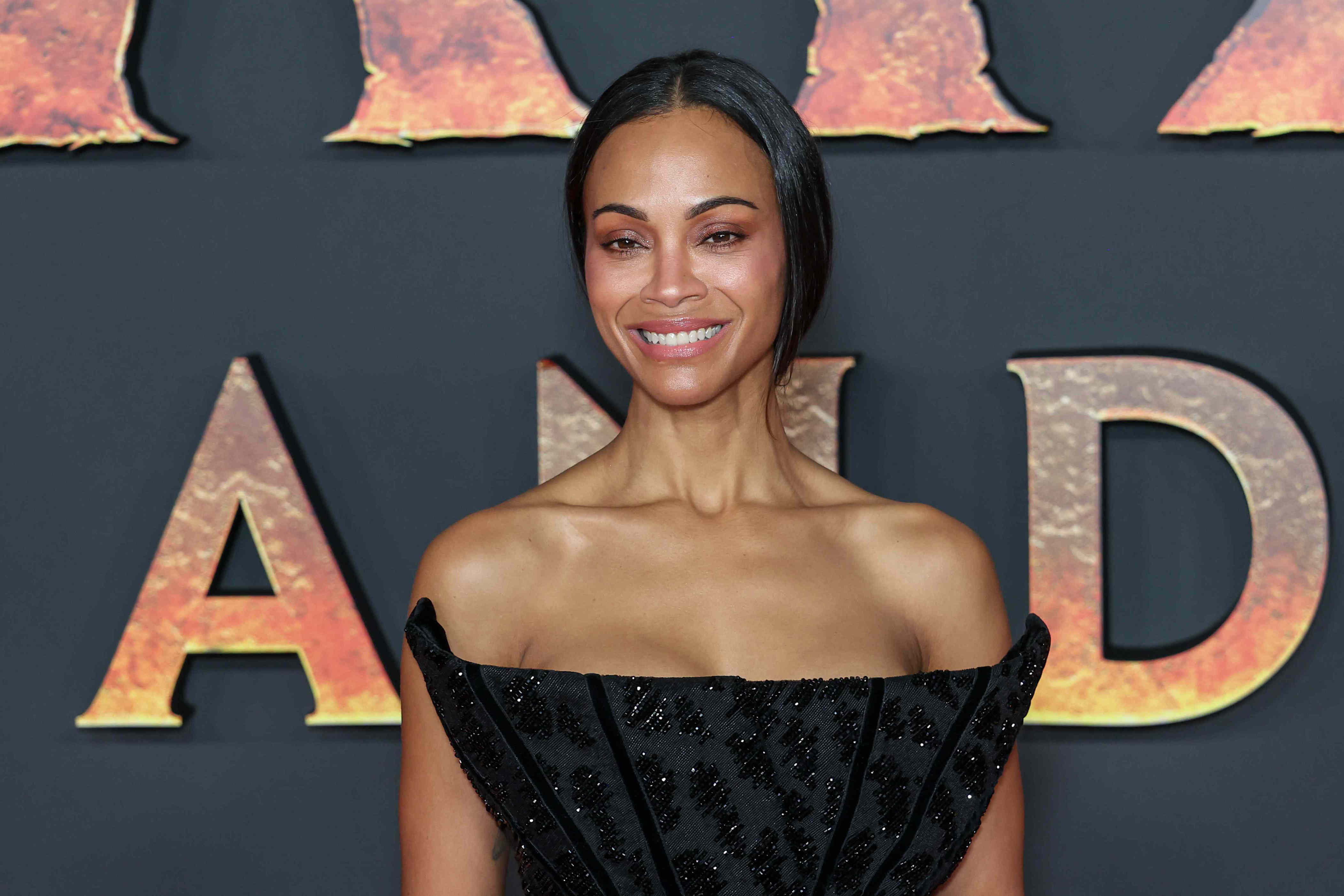 Zoe Saldaña's son, 10, shows off his super long hair in rare video