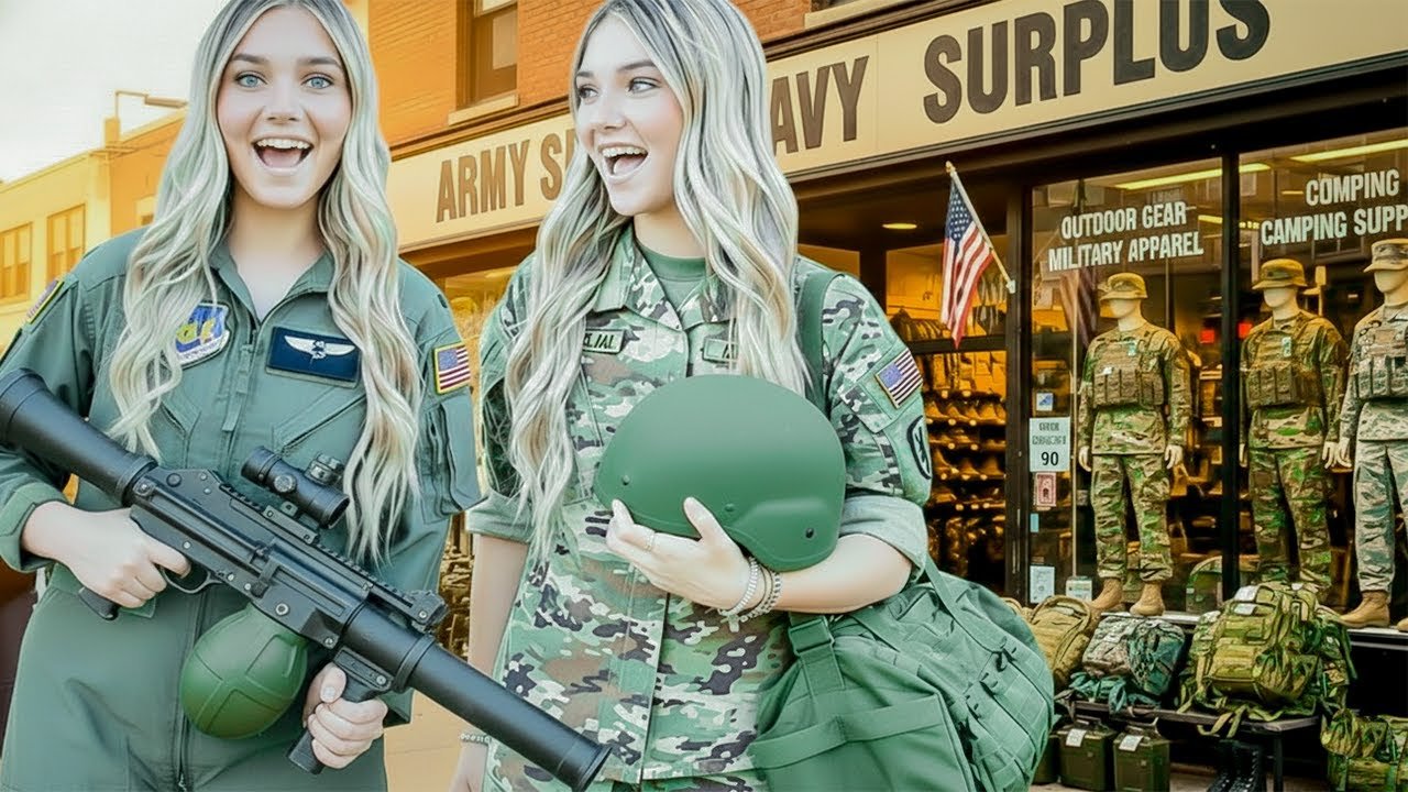I took them to a military surplus store! They found crazy stuff!
