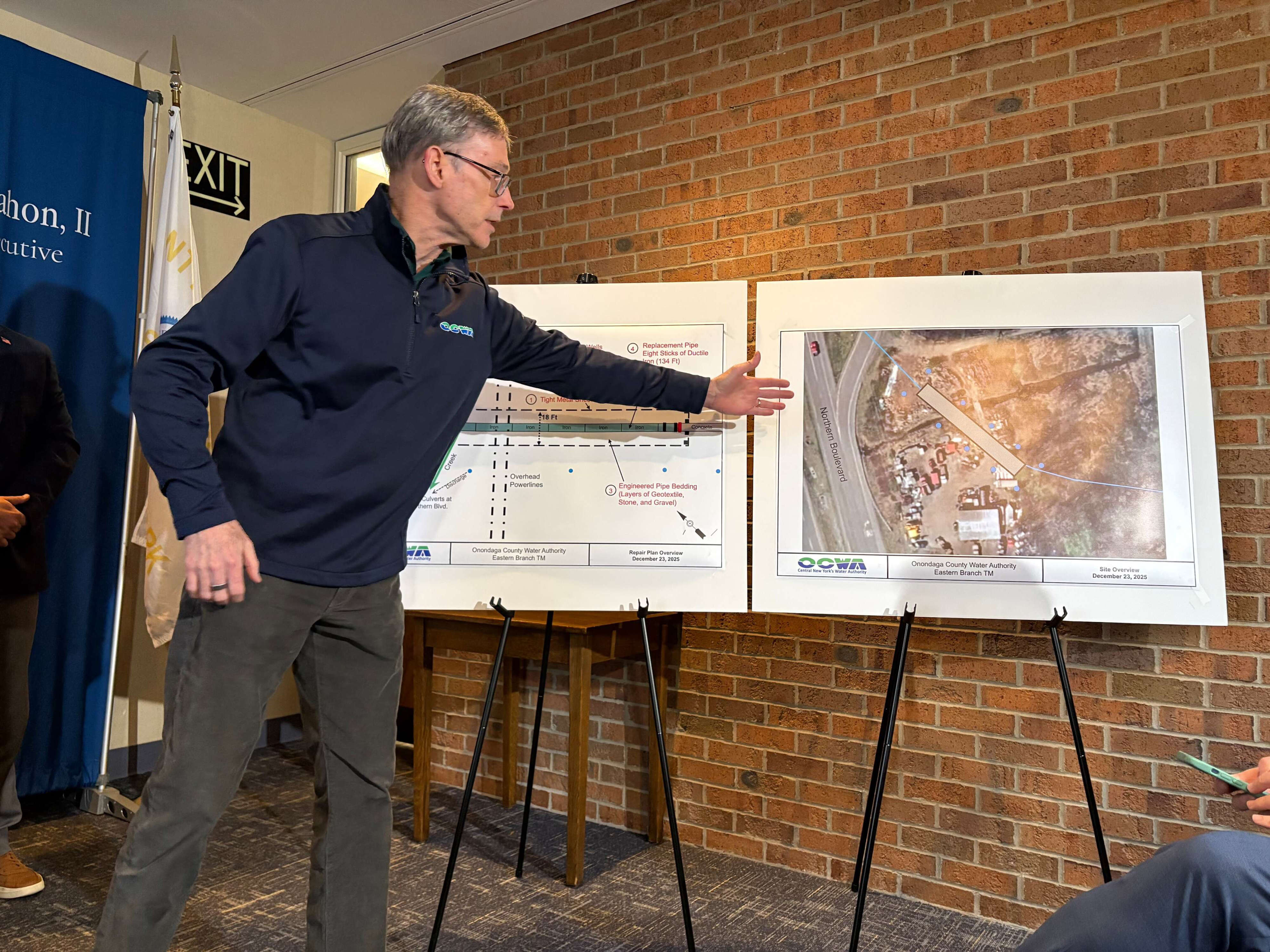 Repair work on busted OCWA water pipe could go well into January ...