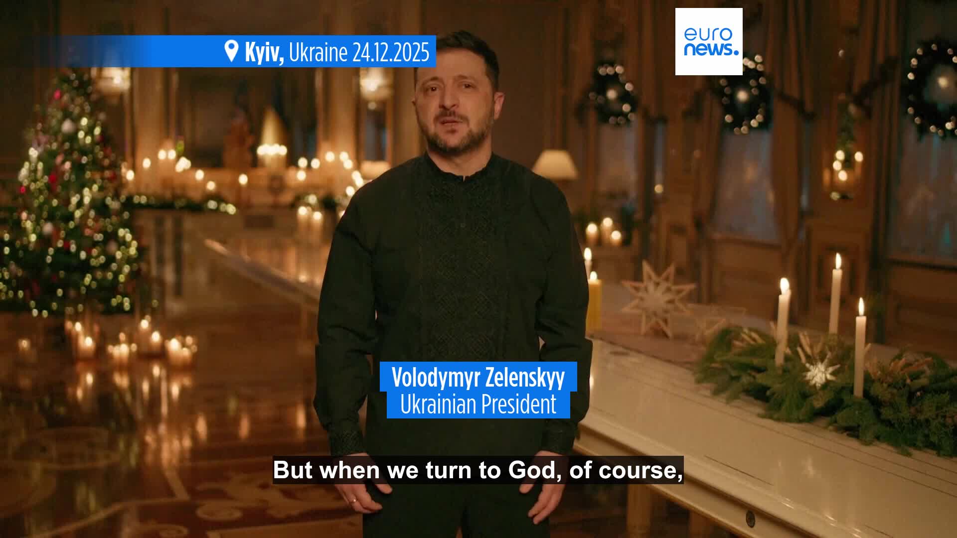 Zelenskyy wishes Putin would perish in Christmas Eve address