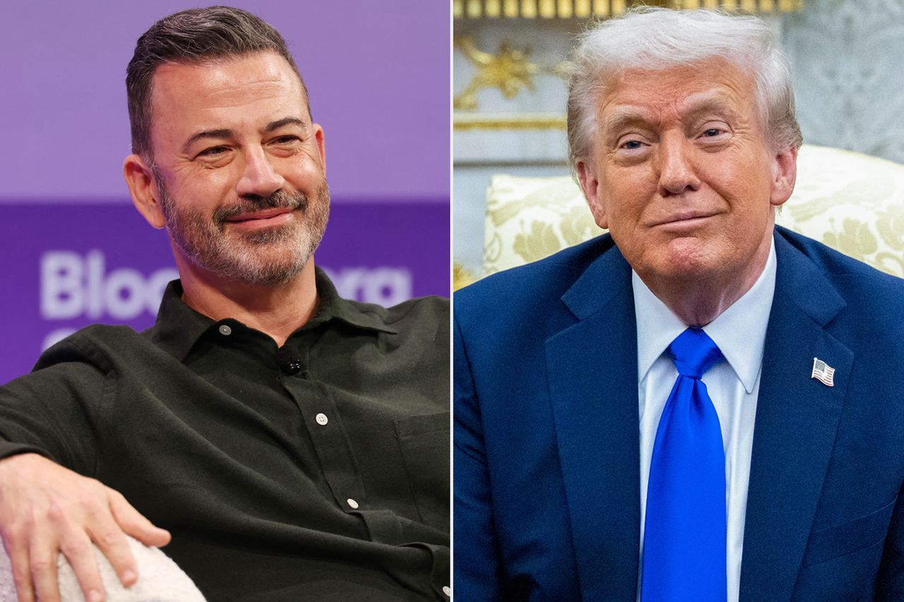 Jimmy Kimmel gives Donald Trump a 'richly deserved bollocking' in ...