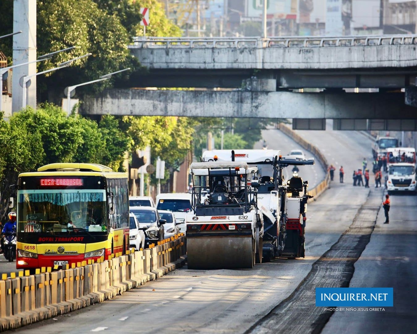 DPWH lists affected areas in EDSA rehab