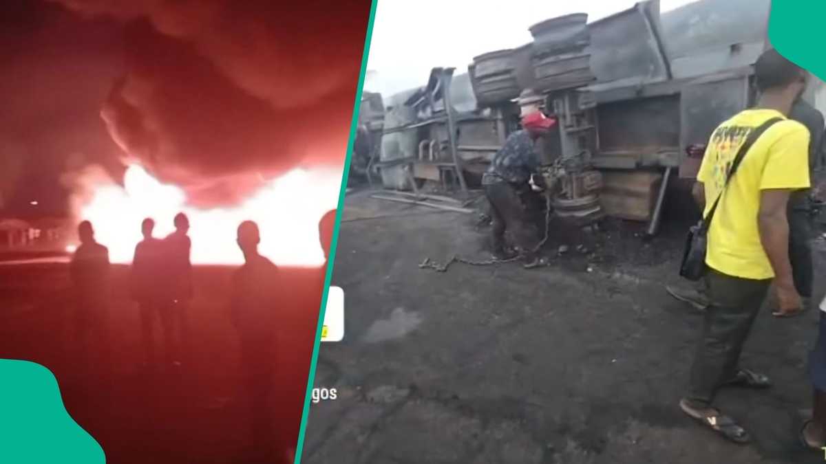 Breaking: Diesel tanker explodes, 2 people reportedly dead, LASTMA ...