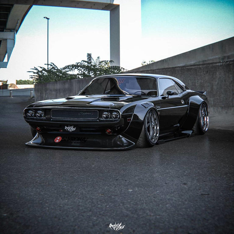 Classic 1970 Challenger gets Japanese redesign