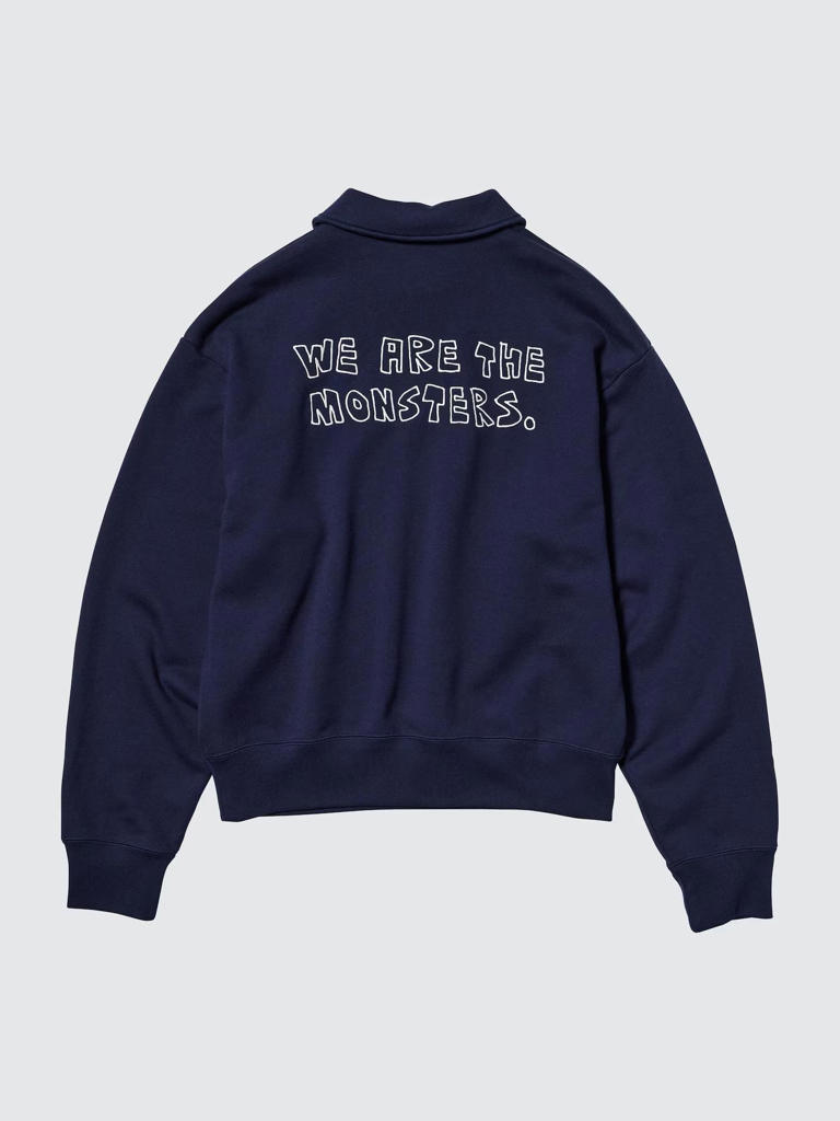 ユニクロ、「ラブブ」スウェット本日発売! 襟付きハーフジップの全3色