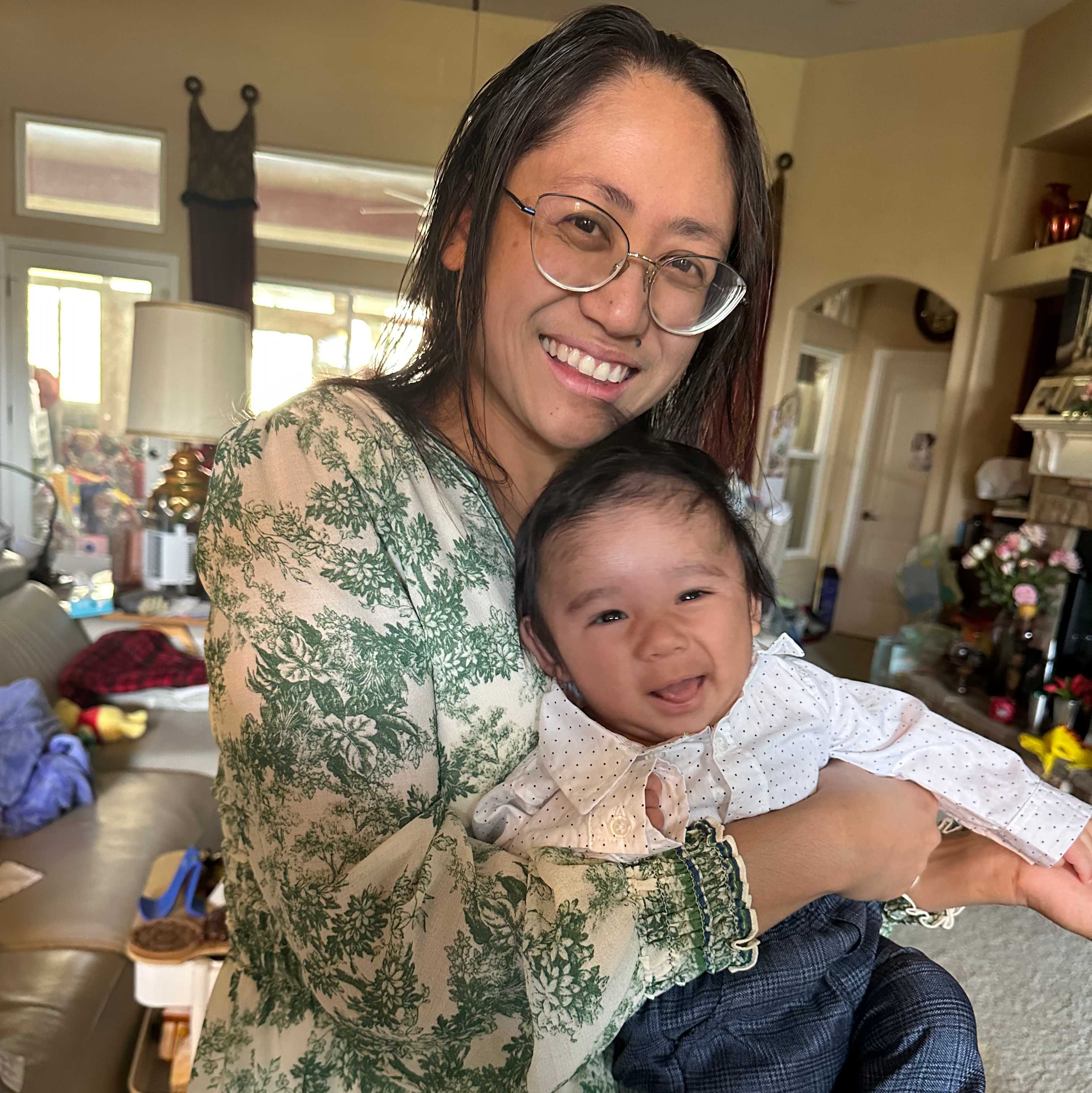 'The best gift ever': Baby is born after the rarest of pregnancies ...