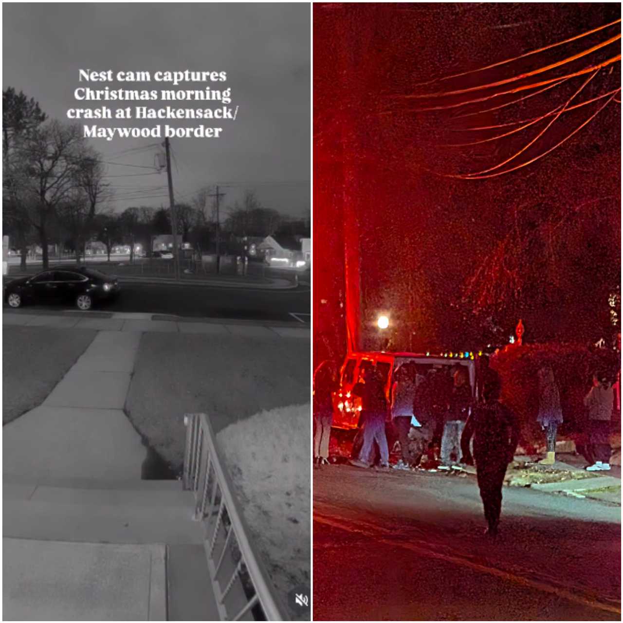 Video: Loud boom jolts Maywood, Hackensack awake as BMW slams parked ...