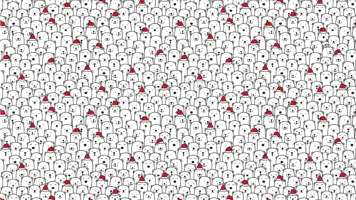 Visual illusion: Only eagle eyes can spot dog among polar bears in 7 ...