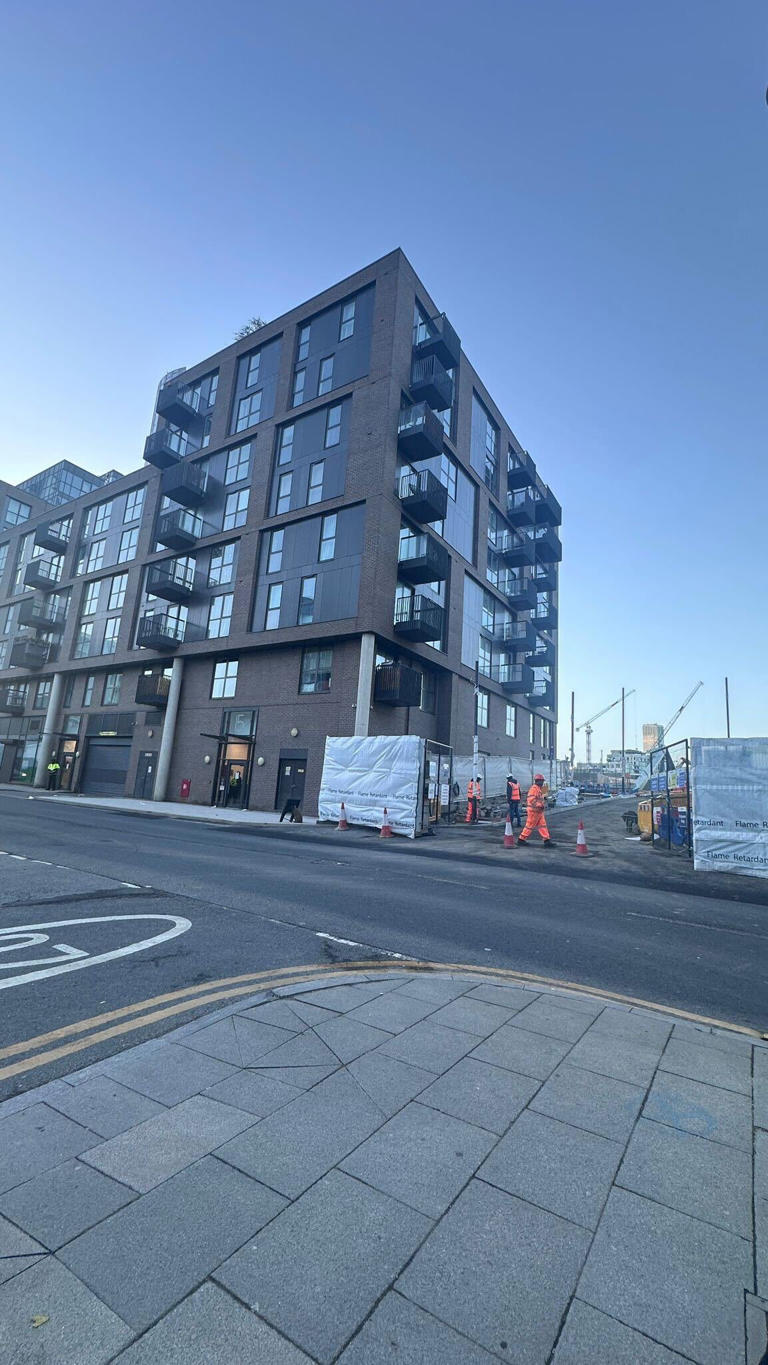 Families evacuated from new-build tower blocks over cracking concrete