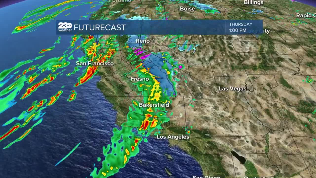 23ABC weather update December 25, 2025