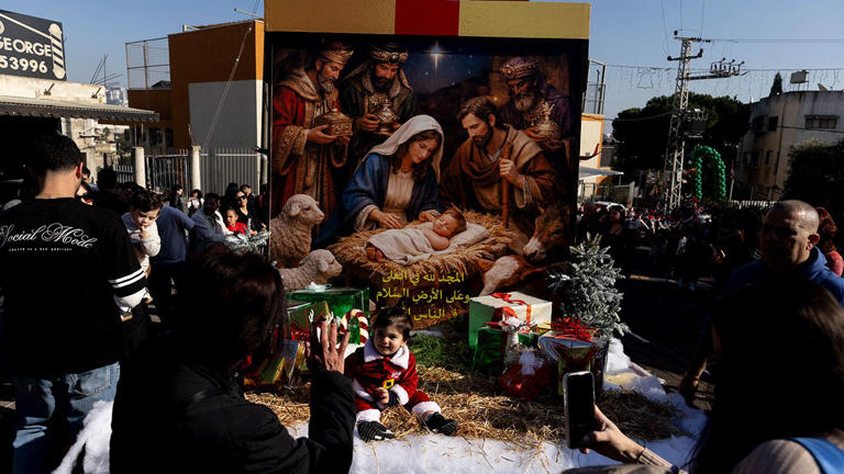 Christmas returns to Holy Land cities as Bethlehem’s Christian ...