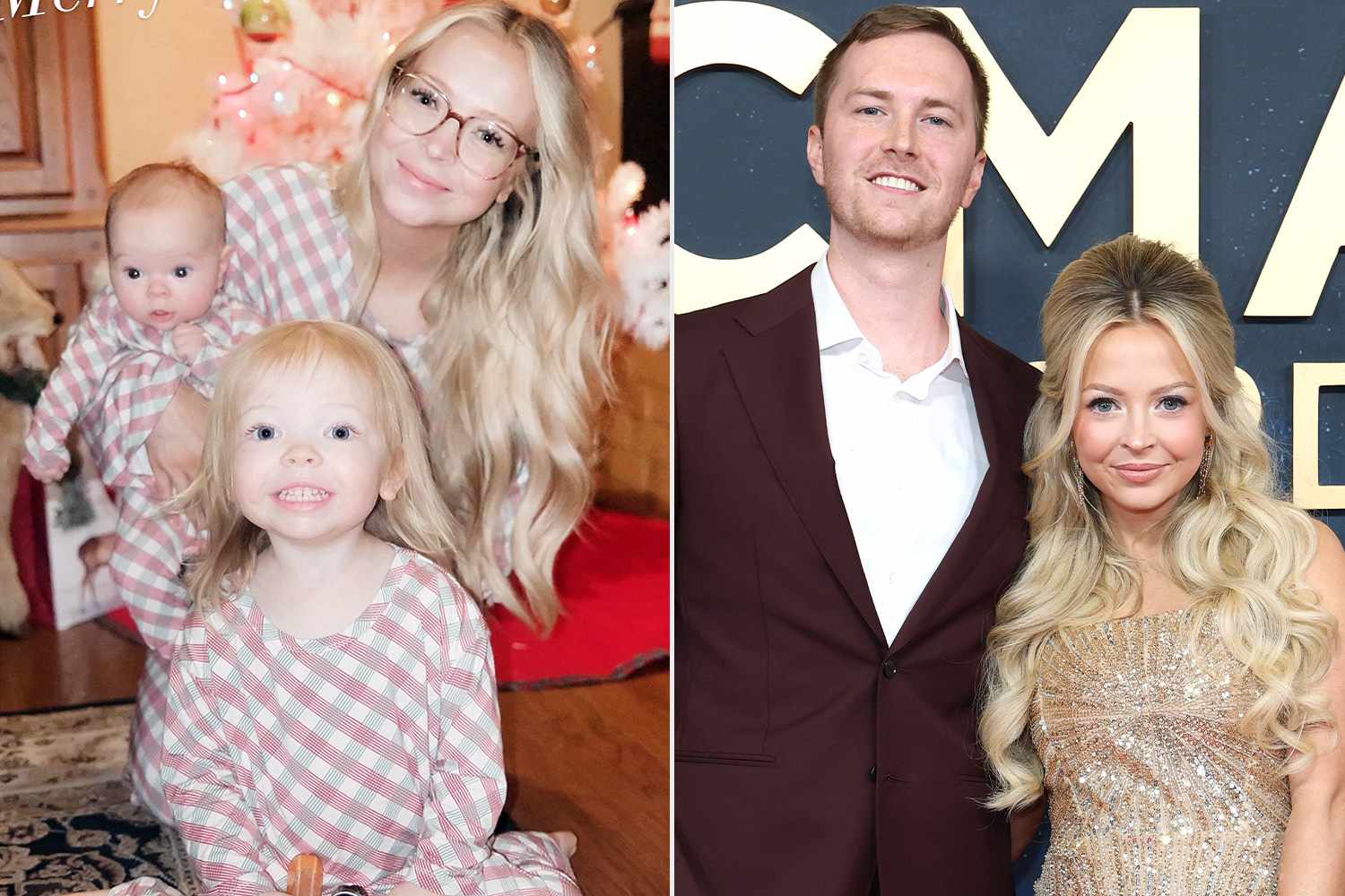 Kay and Tay Dudley celebrate first Christmas since welcoming daughter ...