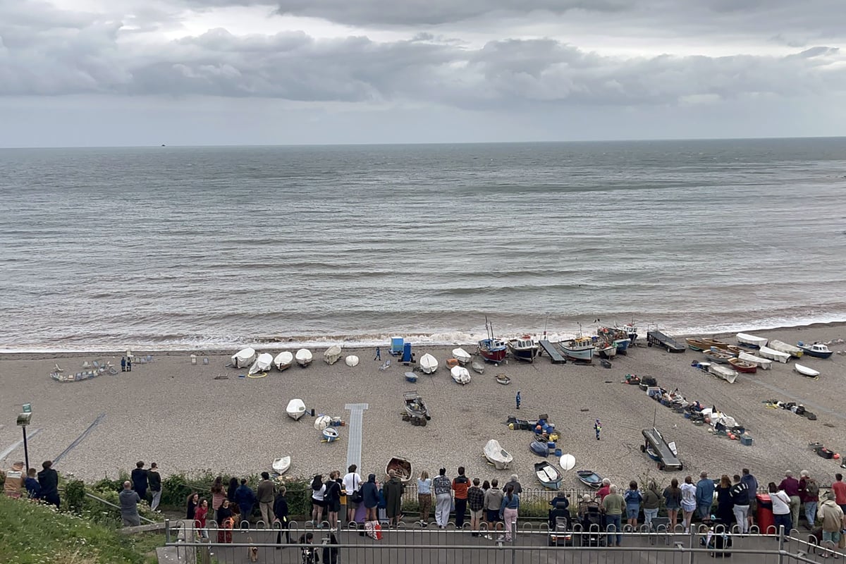 Two Christmas Day swimmers feared missing off Devon coast
