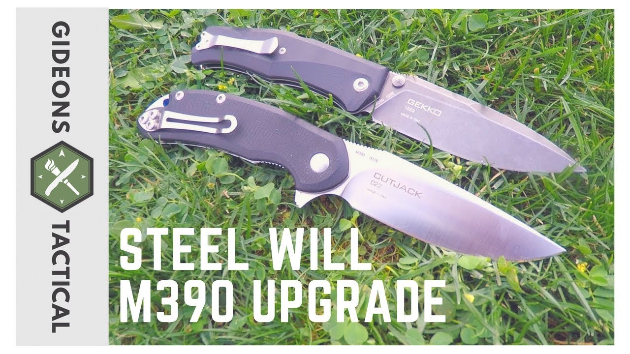 Cutjack and Gekko M390 upgrade from Steel Will knives