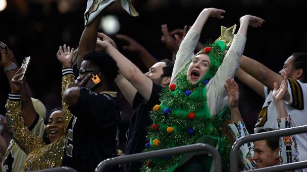 An NFL holiday story, featuring festive names leaguewide