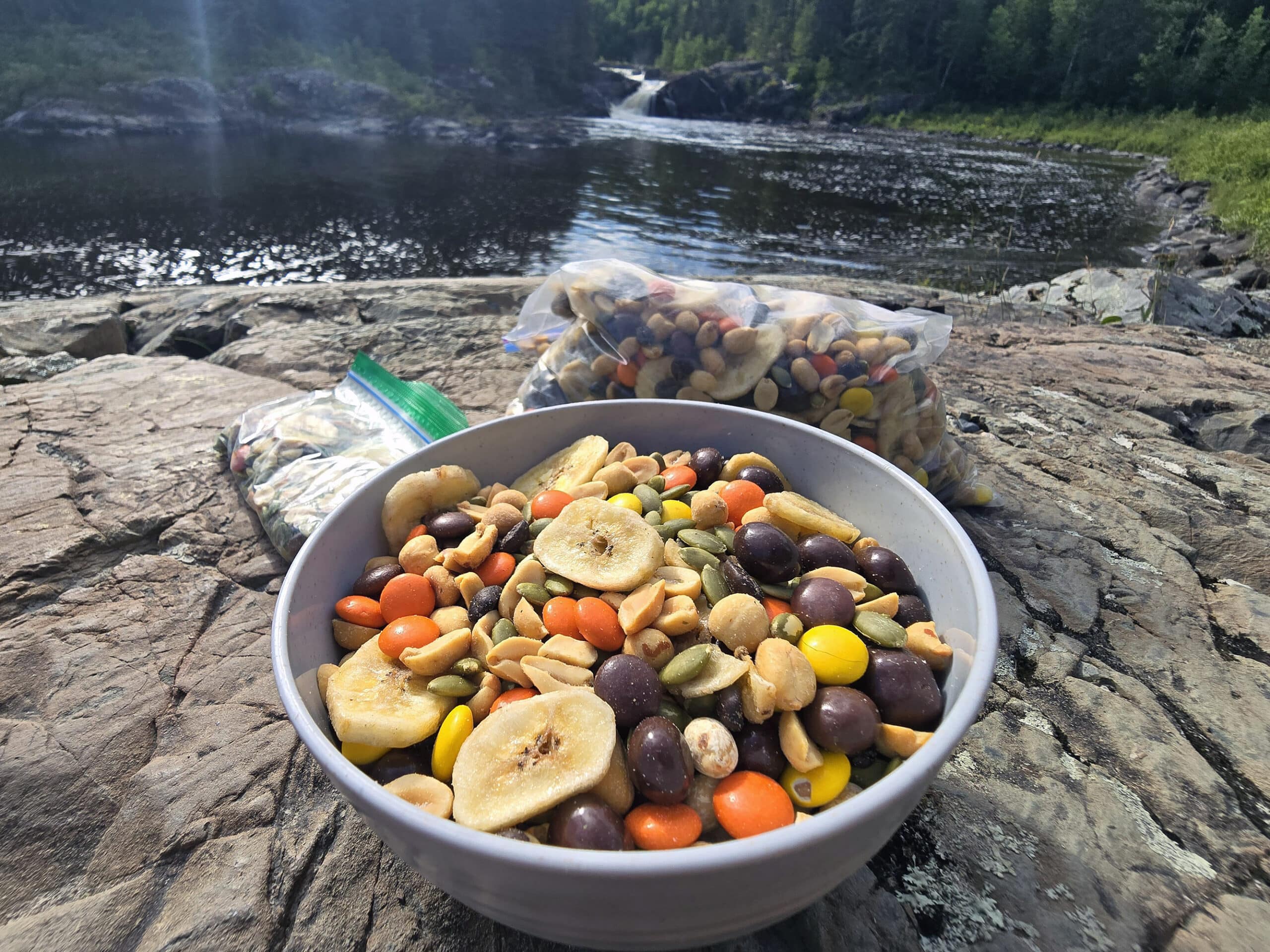 Caffeinated trail mix
