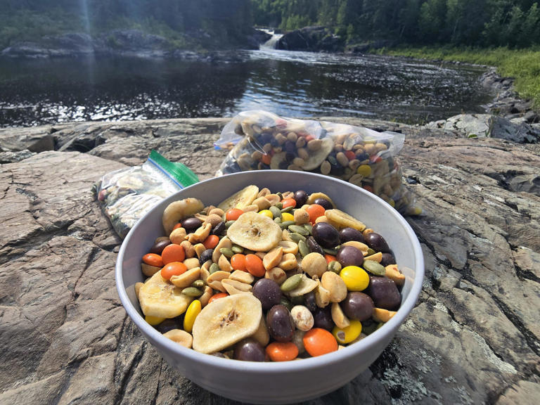 Caffeinated trail mix